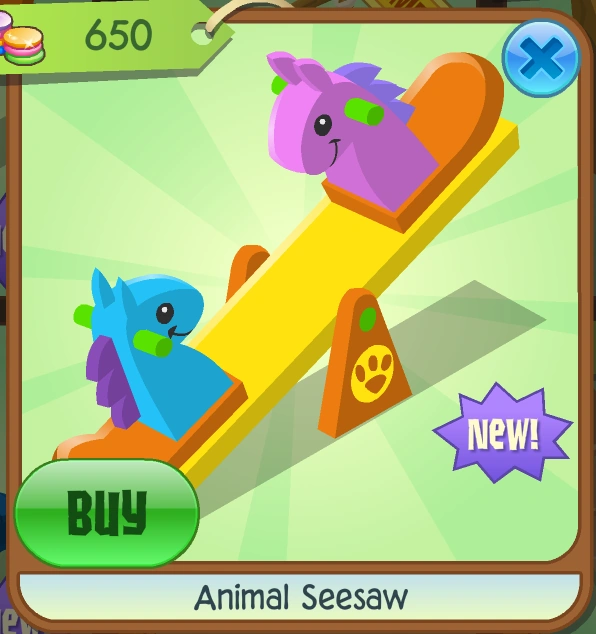 Animal Seesaw | Animal Jam Classic Wiki | Fandom