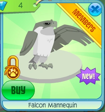 Falcon Mannequin | Animal Jam Classic Wiki | Fandom