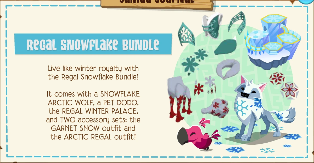 Regal Snowflake Bundle | Animal Jam Classic Wiki | Fandom