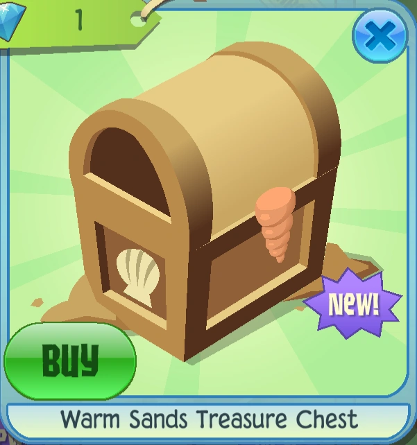 Warm Sands Treasure Chest | Animal Jam Classic Wiki | Fandom