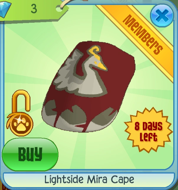 Lightside Mira Cape | Animal Jam Classic Wiki | Fandom