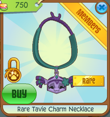 Rare Tavie Charm Necklace Animal Jam Classic Wiki Fandom