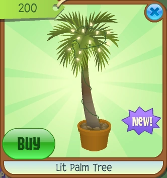 Lit Palm Tree | Animal Jam Classic Wiki | Fandom