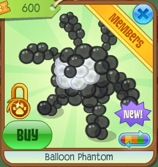 Balloon Phantom | Animal Jam Classic Wiki | Fandom