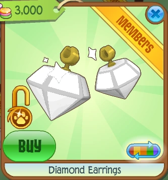 Diamond Earrings | Animal Jam Classic Wiki | Fandom