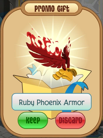 Ruby Phoenix Armor | Animal Jam Classic Wiki | Fandom