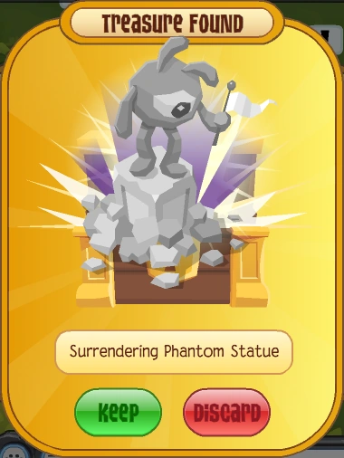 Surrendering Phantom Statue | Animal Jam Classic Wiki | Fandom