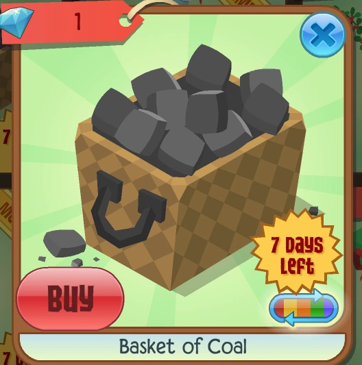 Basket of Coal | Animal Jam Classic Wiki | Fandom