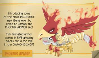 Phoenix Armor Set | Animal Jam Classic Wiki | Fandom