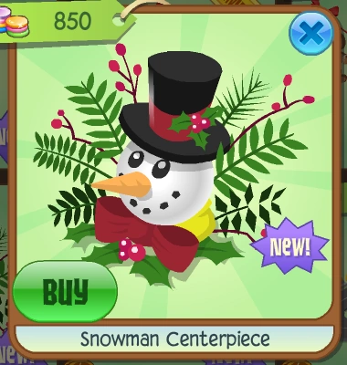 Snowman Centerpiece | Animal Jam Classic Wiki | Fandom