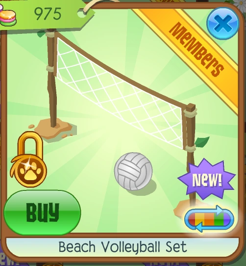 Beach Volleyball Set | Animal Jam Classic Wiki | Fandom