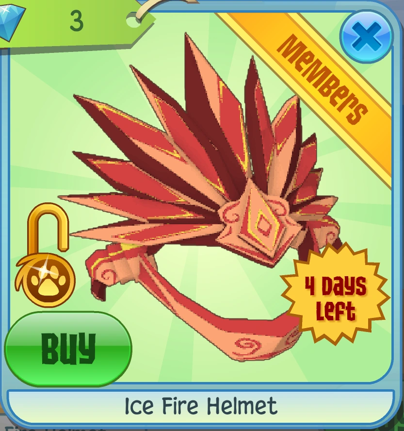 Ice Fire Helmet | Animal Jam Classic Wiki | Fandom