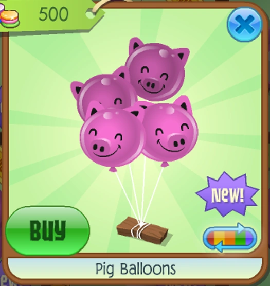 Pig Balloons | Animal Jam Classic Wiki | Fandom