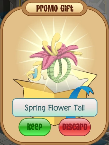 Spring Flower Tail | Animal Jam Classic Wiki | Fandom