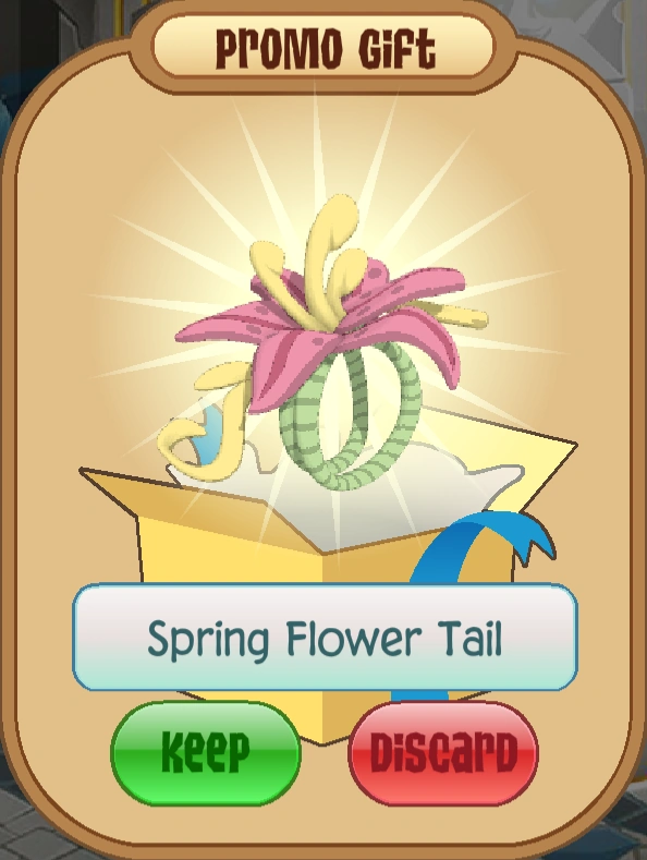 Spring Flower Tail | Animal Jam Classic Wiki | Fandom