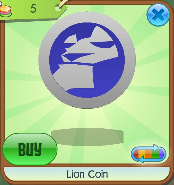 Lion Coin | Animal Jam Classic Wiki | Fandom