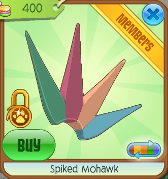 Spiked Mohawk | Animal Jam Classic Wiki | Fandom