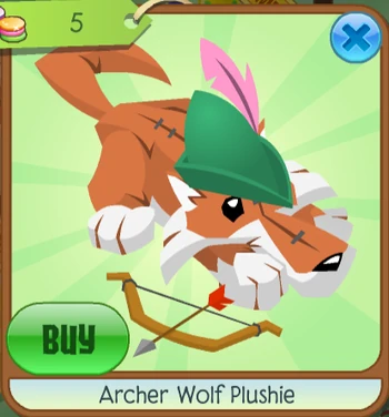 Archer Wolf Plushie | Animal Jam Classic Wiki | Fandom