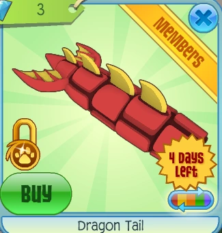 Dragon Tail | Animal Jam Classic Wiki | Fandom