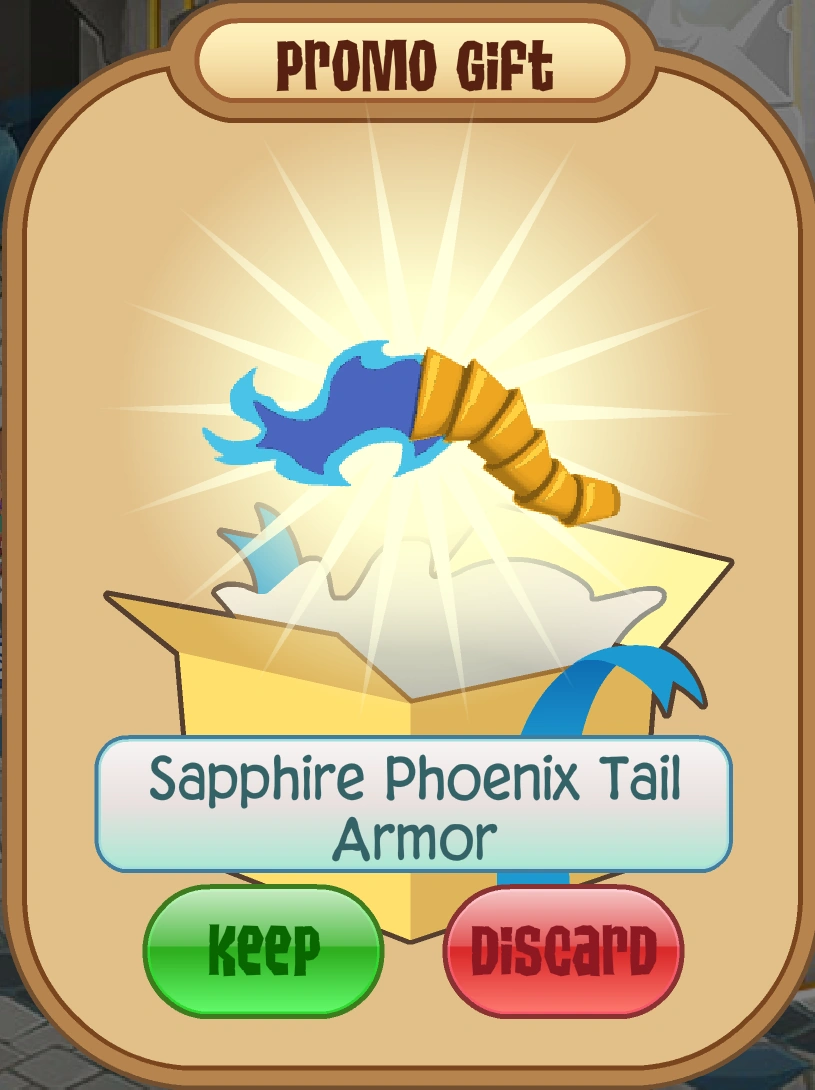 Sapphire Phoenix Tail Armor | Animal Jam Classic Wiki | Fandom