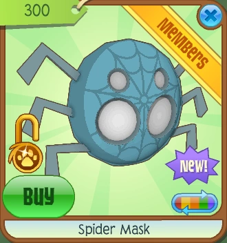 Spider Mask | Animal Jam Classic Wiki | Fandom
