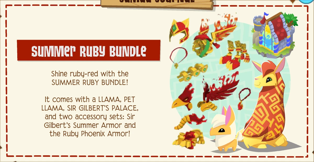 Summer Ruby Bundle | Animal Jam Classic Wiki | Fandom