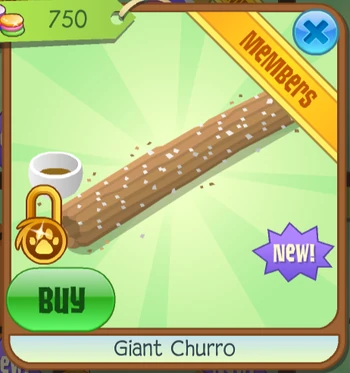 Giant Churro | Animal Jam Classic Wiki | Fandom