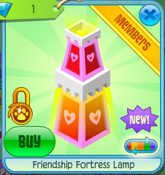 Friendship Fortress Lamp | Animal Jam Classic Wiki | Fandom
