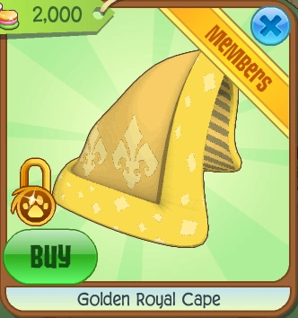 Golden Royal Cape | Animal Jam Classic Wiki | Fandom