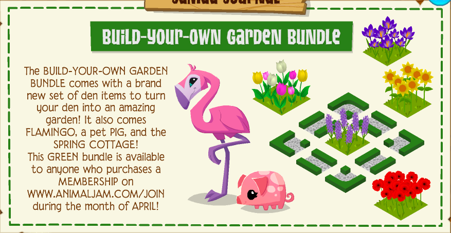 Build-Your-Own Garden Bundle | Animal Jam Classic Wiki | Fandom