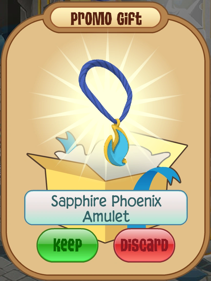 Sapphire Phoenix Amulet | Animal Jam Classic Wiki | Fandom