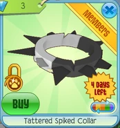 Tattered Spiked Collar | Animal Jam Classic Wiki | Fandom