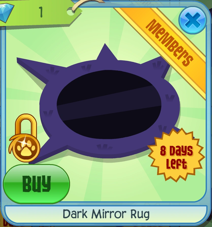Dark Mirror Rug | Animal Jam Classic Wiki | Fandom