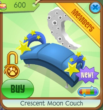 Crescent Moon Couch | Animal Jam Classic Wiki | Fandom