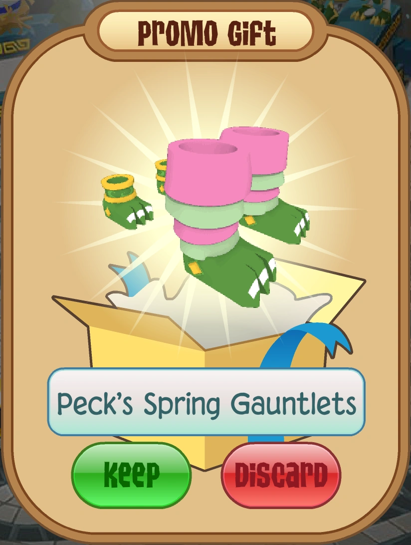 Peck's Spring Gauntlets | Animal Jam Classic Wiki | Fandom