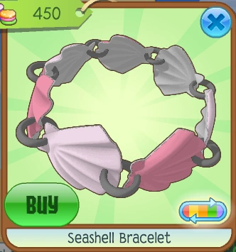 Seashell Bracelet | Animal Jam Classic Wiki | Fandom