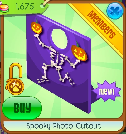 Spooky Photo Cutout | Animal Jam Classic Wiki | Fandom