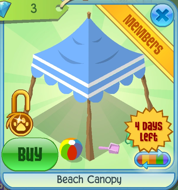 Beach Canopy | Animal Jam Classic Wiki | Fandom