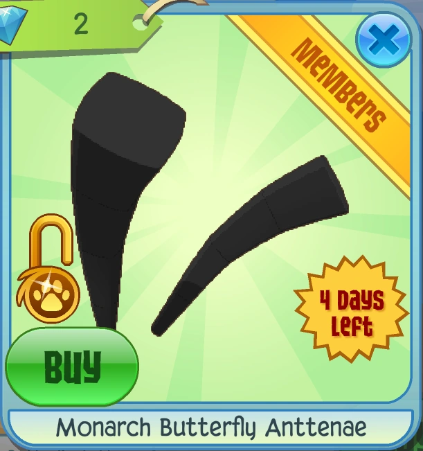 Monarch Butterfly Antennae | Animal Jam Classic Wiki | Fandom