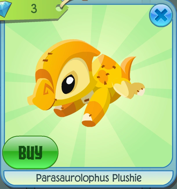 Parasaurolophus Plushie | Animal Jam Classic Wiki | Fandom