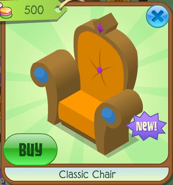 Classic Chair | Animal Jam Classic Wiki | Fandom