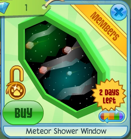 Meteor Shower Window | Animal Jam Classic Wiki | Fandom