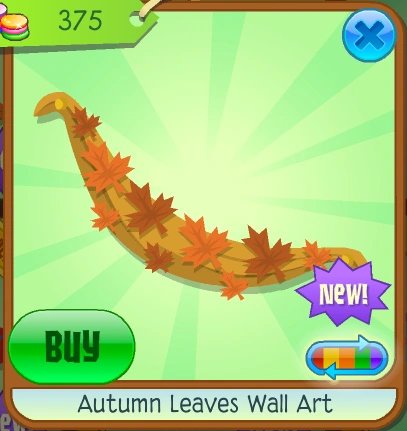 Autumn Leaves Wall Art | Animal Jam Classic Wiki | Fandom