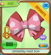 Jamaaliday Head Bow | Animal Jam Classic Wiki | Fandom