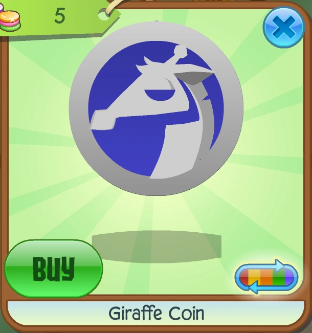 Giraffe Coin | Animal Jam Classic Wiki | Fandom