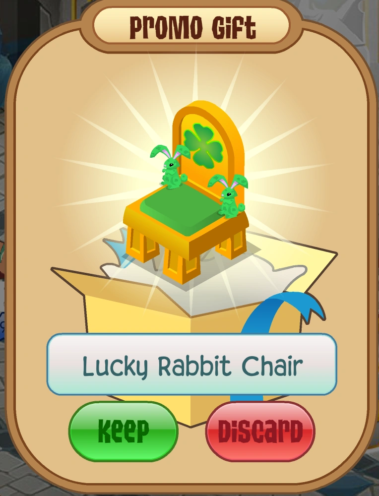 Lucky Rabbit Chair | Animal Jam Classic Wiki | Fandom