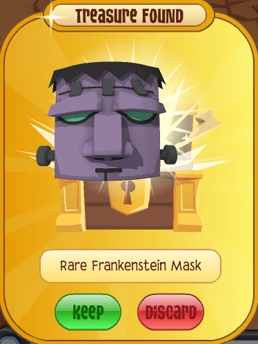 Rare Frankenstein Mask | Animal Jam Classic Wiki | Fandom