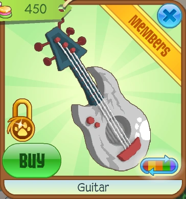 Guitar | Animal Jam Classic Wiki | Fandom