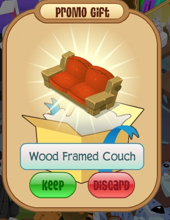 Wood Framed Couch | Animal Jam Classic Wiki | Fandom