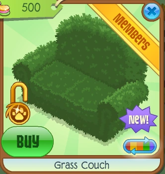 Grass Couch | Animal Jam Classic Wiki | Fandom